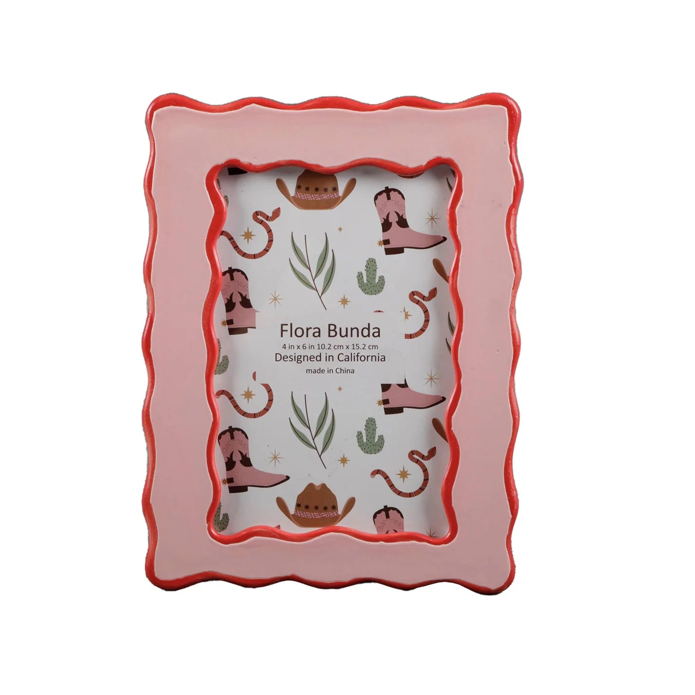 4x6 Pink Scallop Frame – Odd McLean