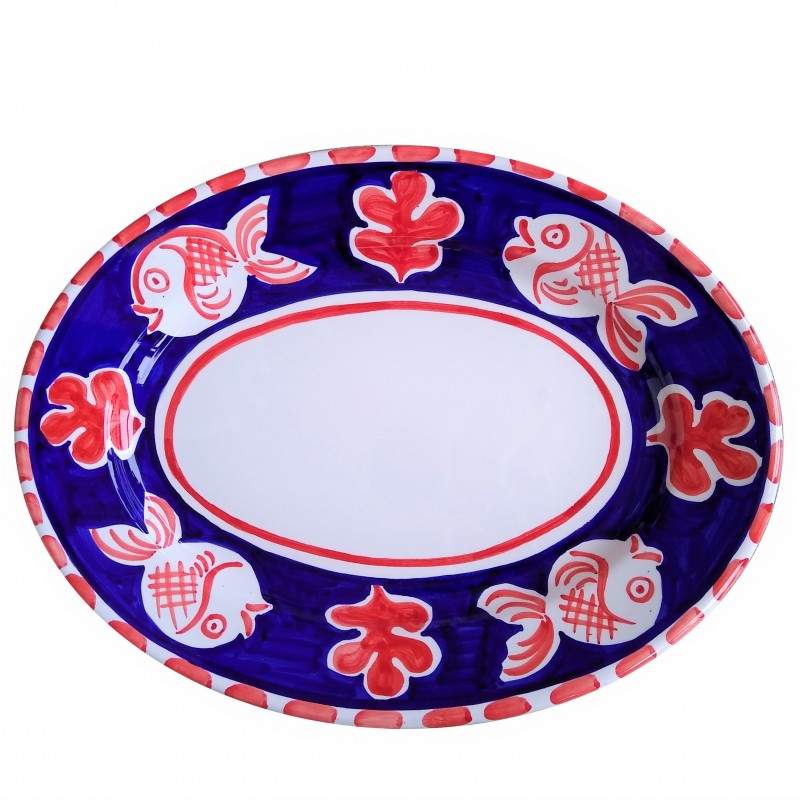 Ceramic Oval Platter in Fish – Odd McLean