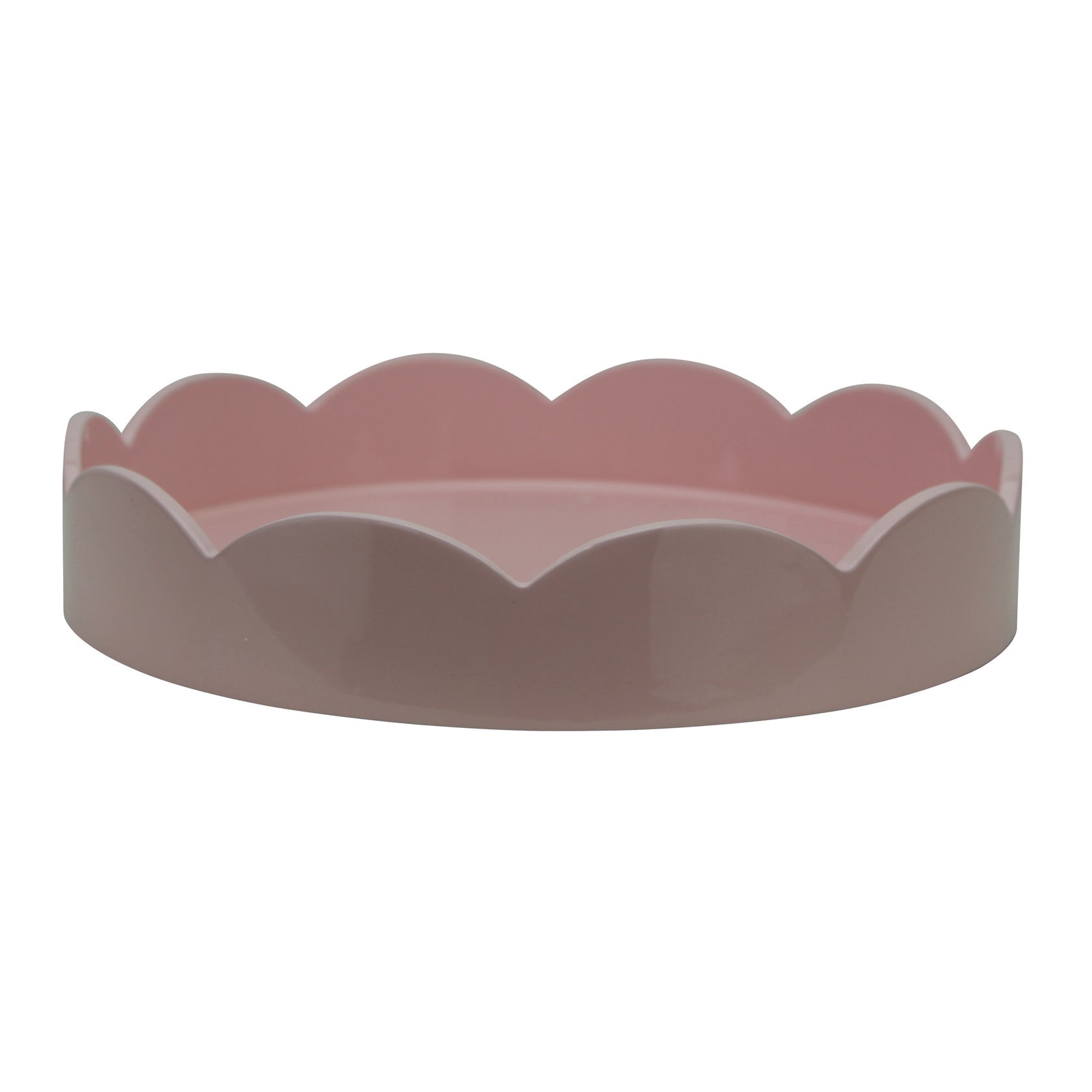 Pink Scalloped Round Tray – Odd McLean